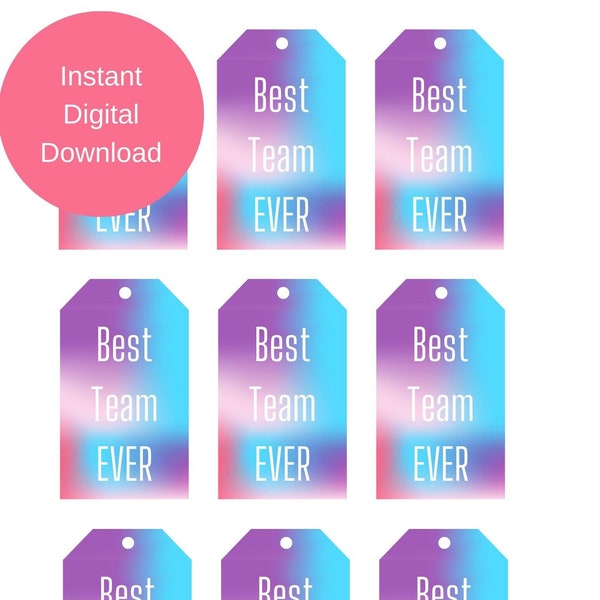 Best Team Ever Sticker - Etsy