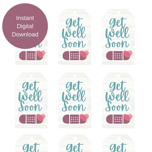 Well Soon Stickers - Etsy