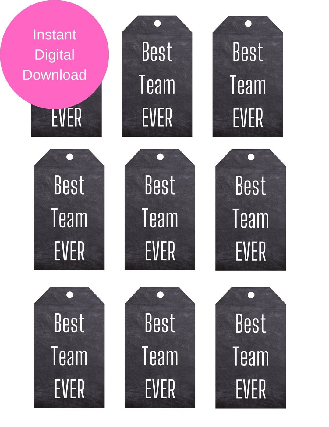 Best Team Ever Printable. Instant Digital Download. - Etsy