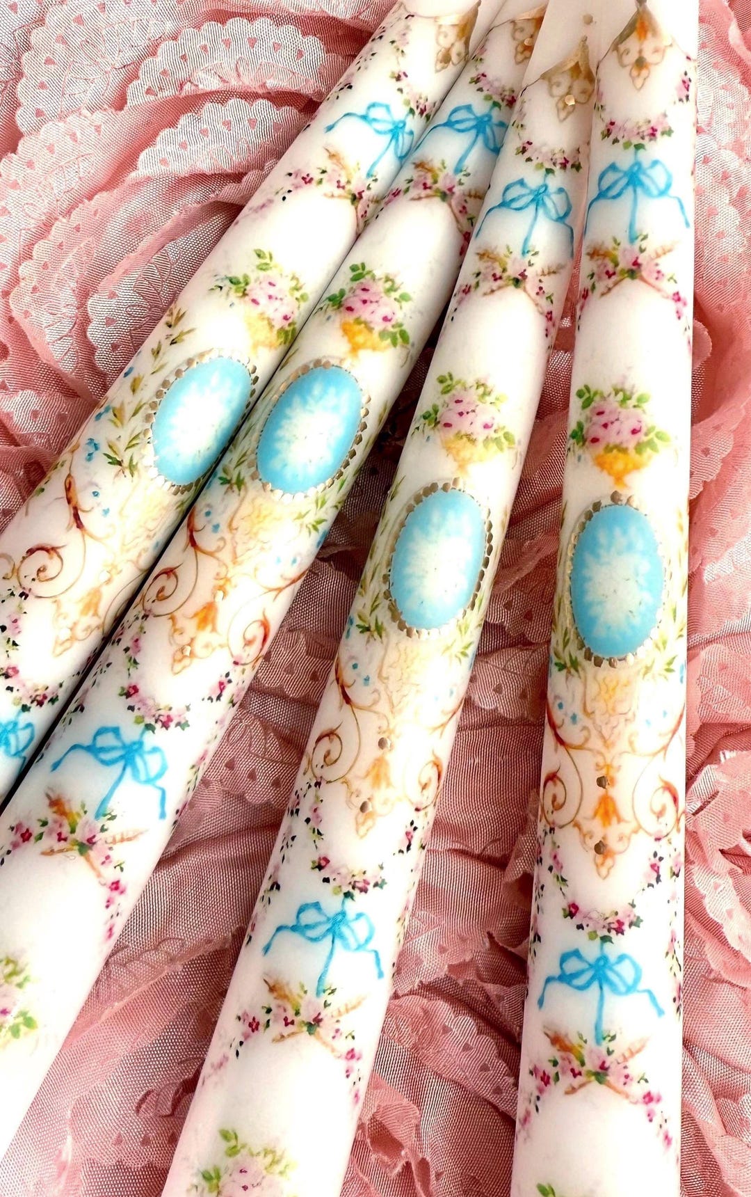 Princess Tapered Candles: Decorative Gift Set (10 In.) - Etsy