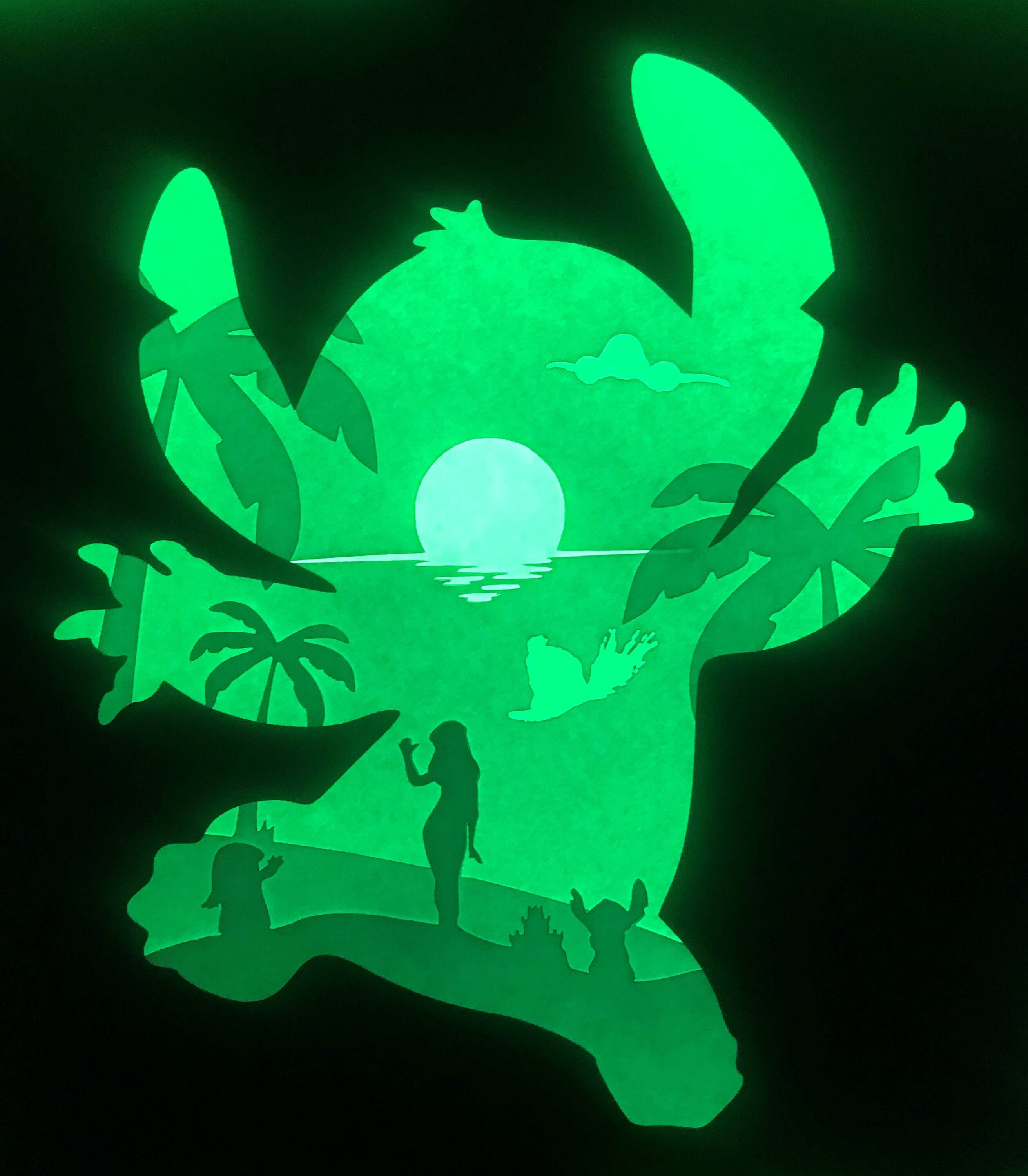 Lilo and Stitch Shadow Box Svg - Etsy