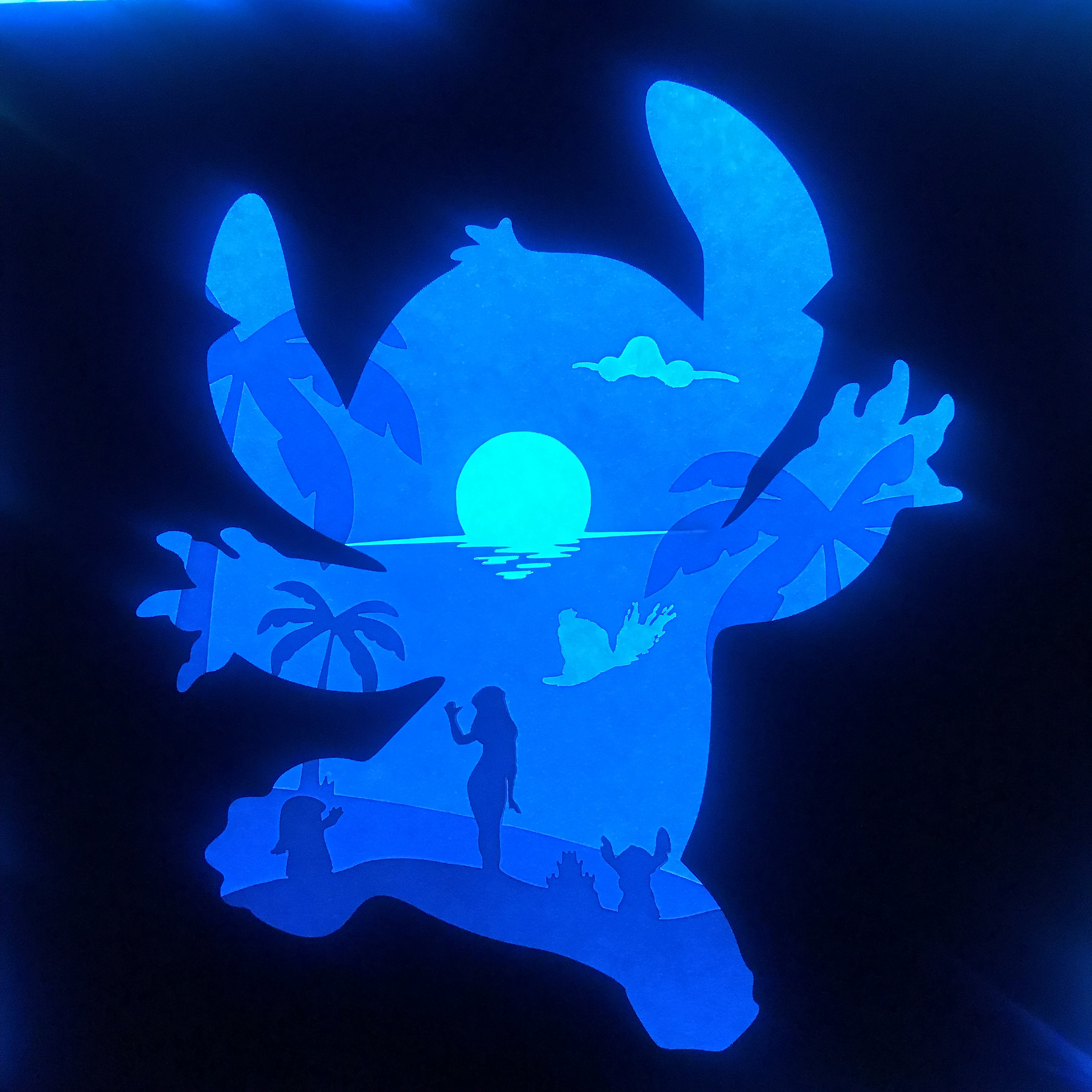 Lilo and Stitch Shadow Box Svg - Etsy