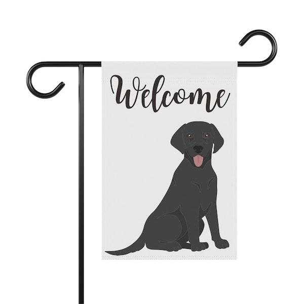 Black Lab House Flag - Etsy