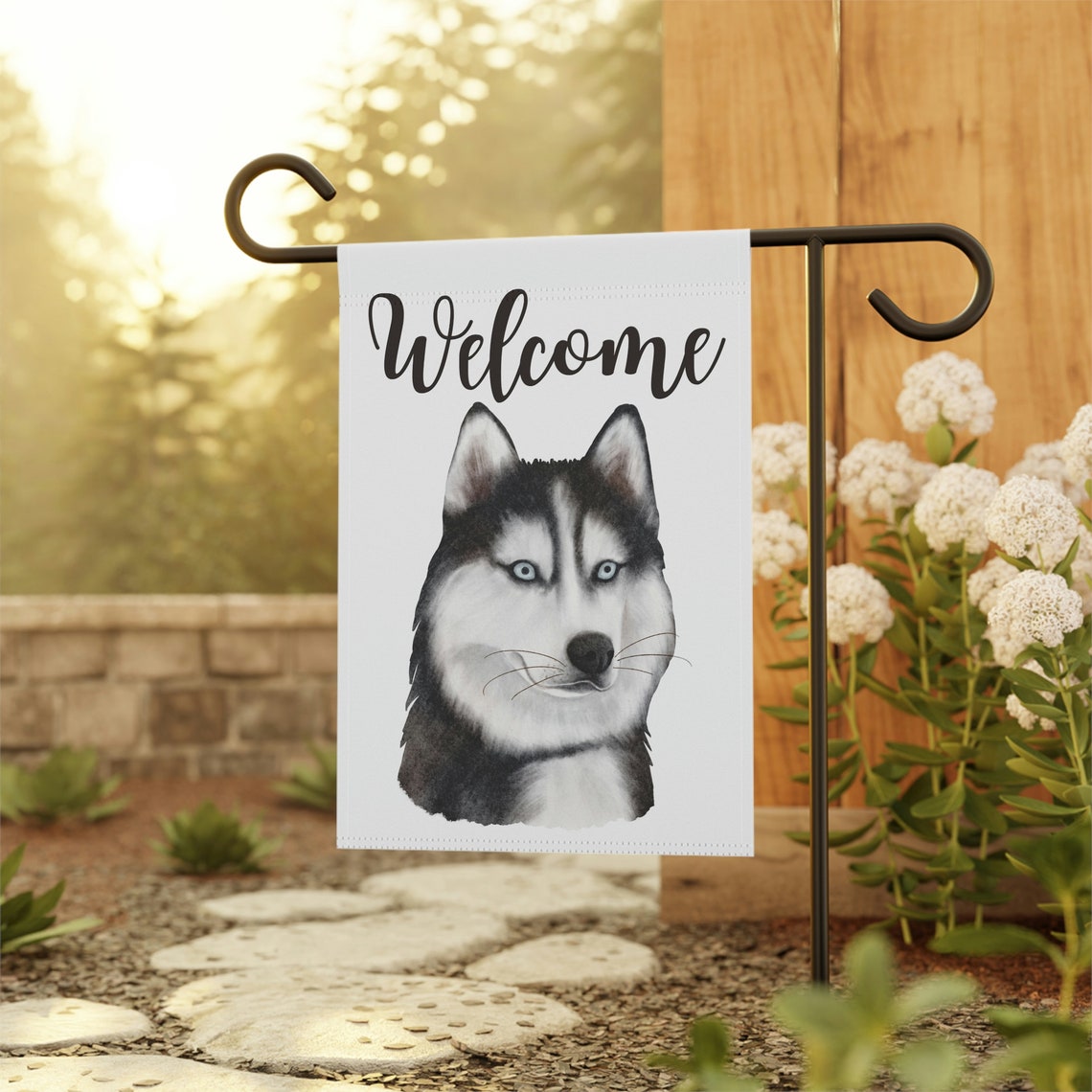 Husky Garden & House Banner Flag - Etsy
