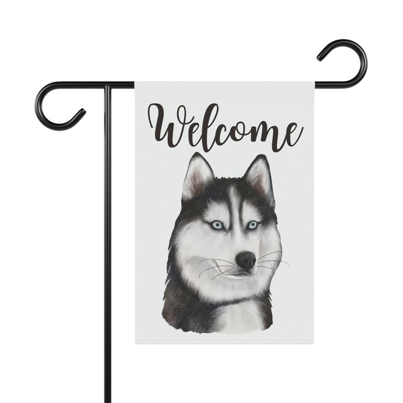Husky Garden & House Banner Flag - Etsy