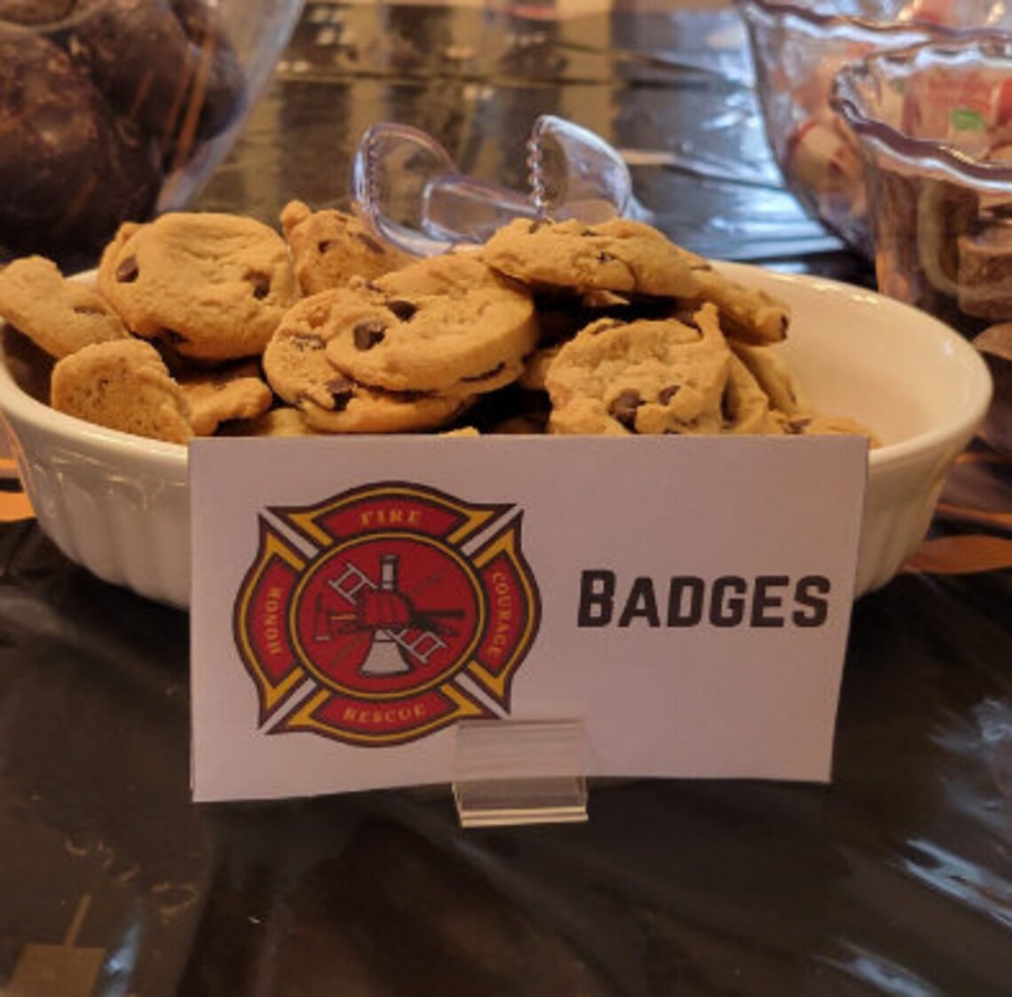 Firefighter Party Food Labels- Digital Download - Etsy