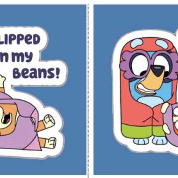 Bluey Rita's Beans - Etsy UK