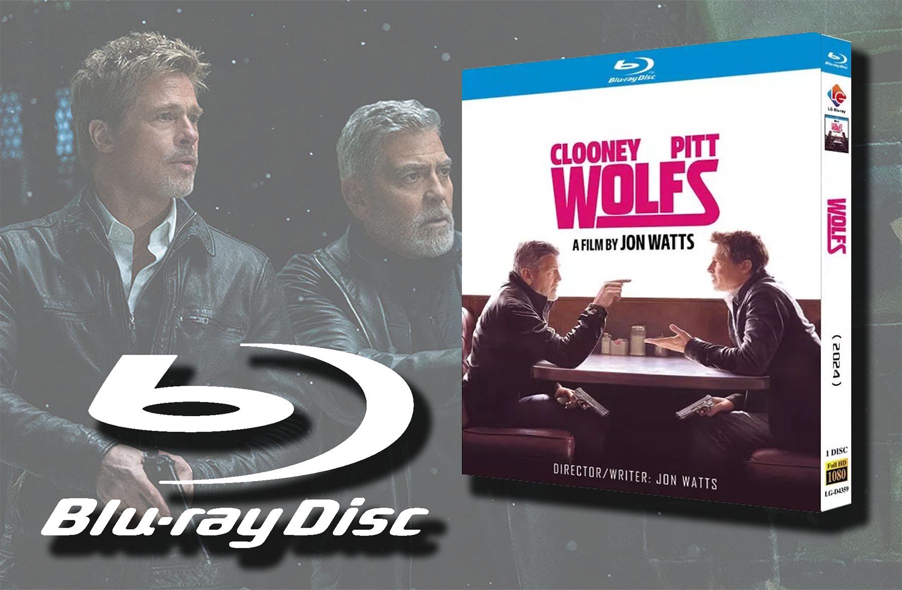Wolfs 2024 Blu-ray BD Action Movie All Region Brad Pitt George Clooney - Etsy