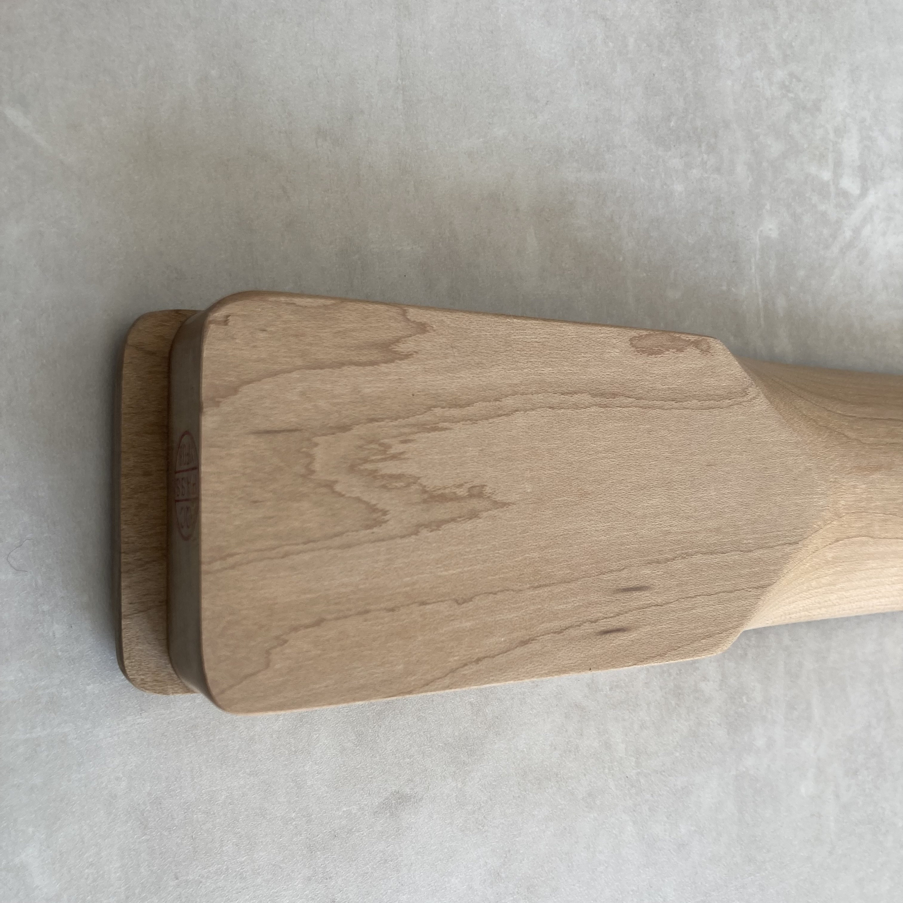 Unfinished Roasted Maple Half Paddle Guitar Neck With Round Heel for ...