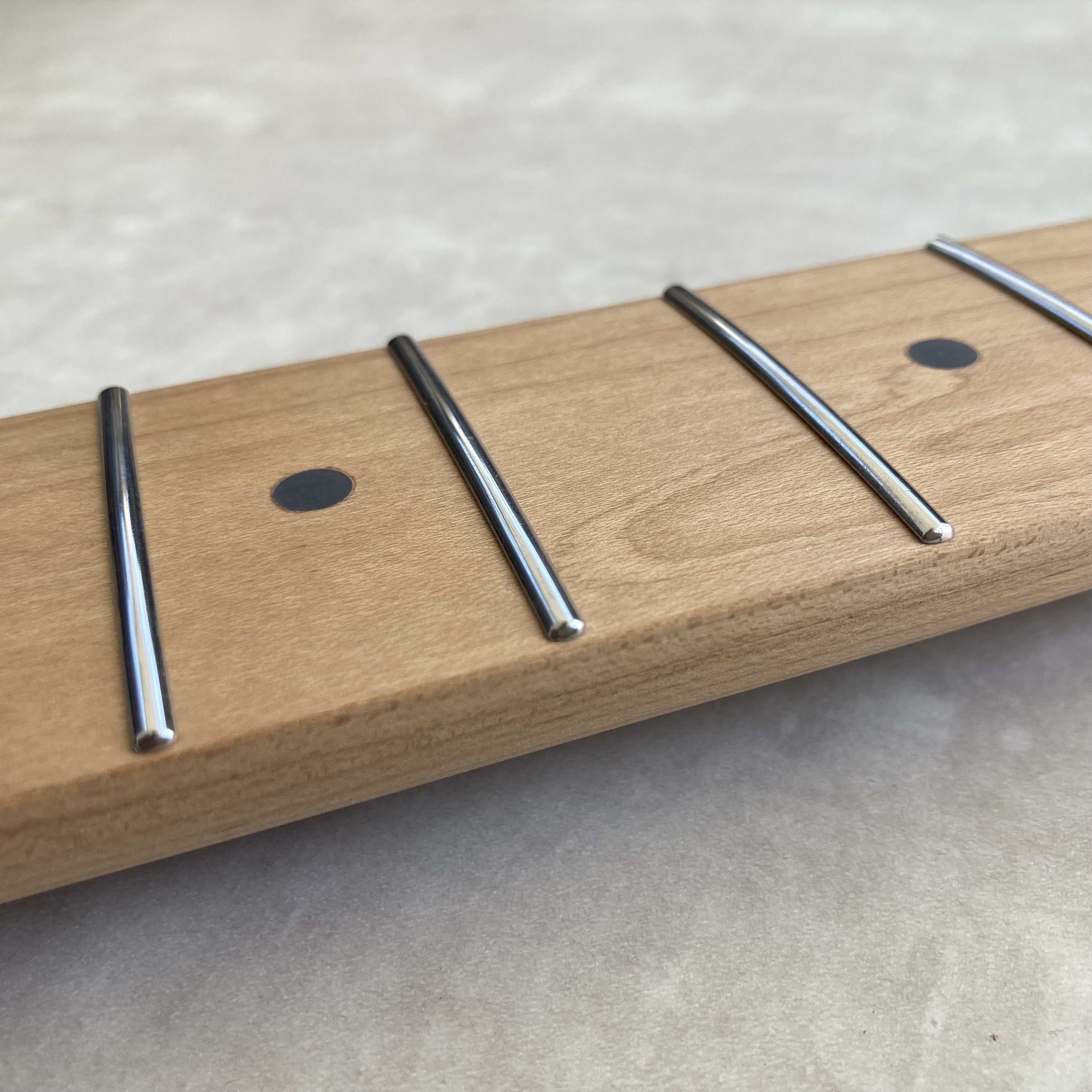 Unfinished Roasted Maple Half Paddle Guitar Neck With Round Heel for ...