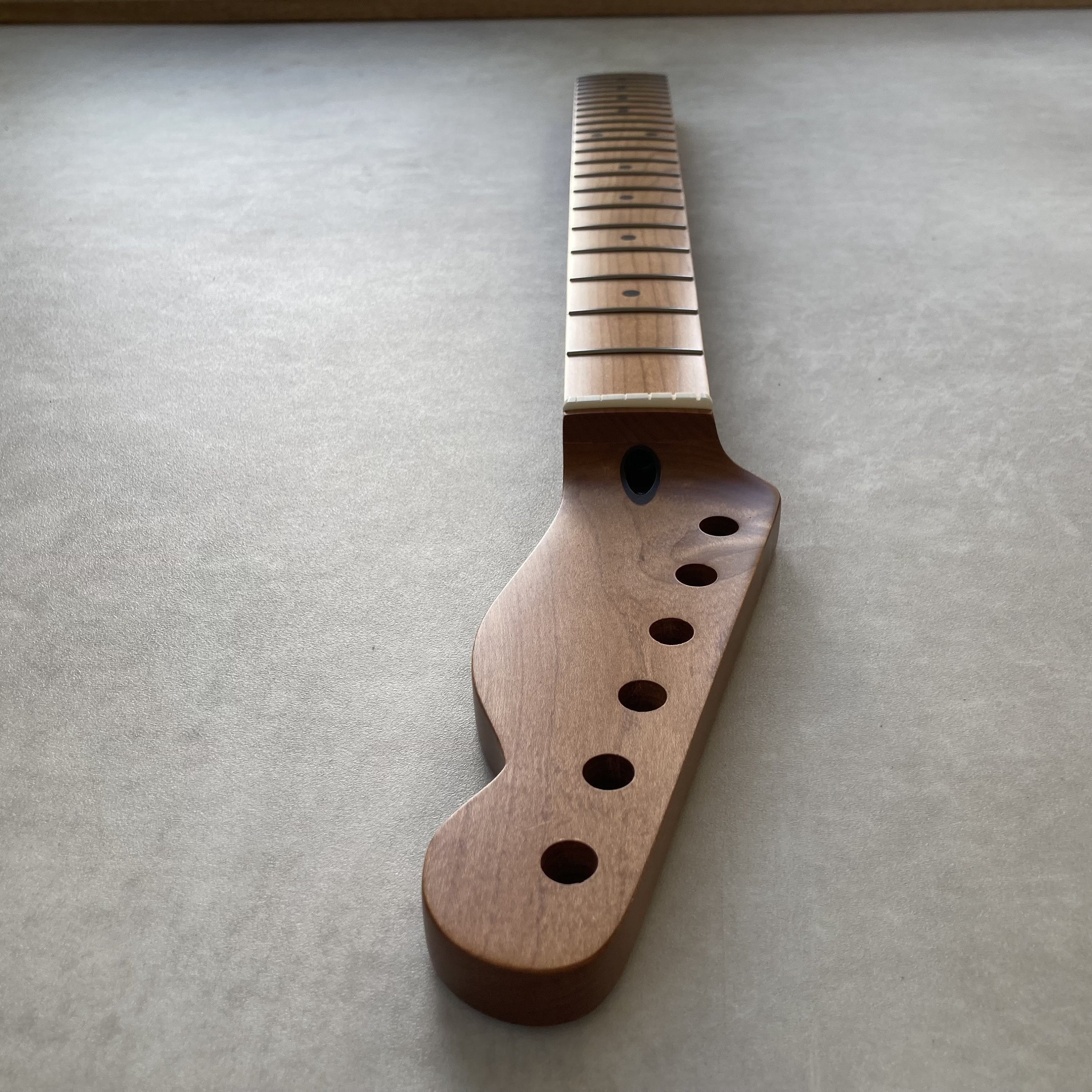 Roasted Maple Telecaster Neck Nitro Satin Headstock Adjusted Dual ...