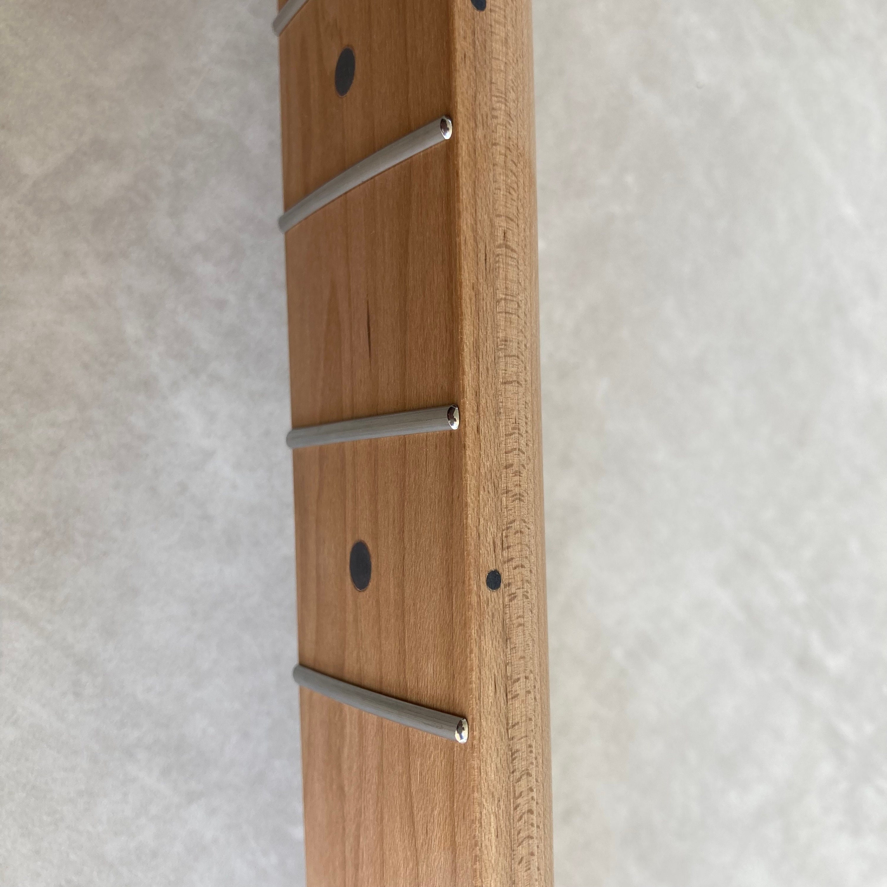 Unfinished Roasted Maple Half Paddle Guitar Neck With Round Heel for ...