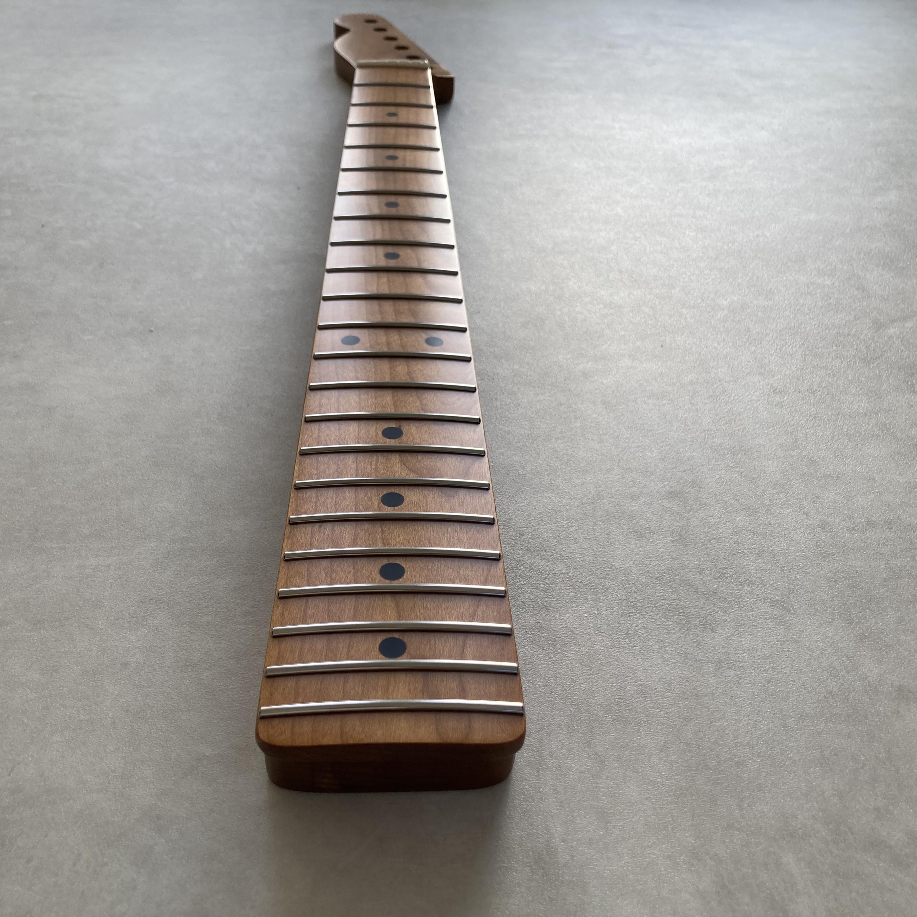 Left Hand Roasted Maple Telecaster Neck - Nitro Satin - Headstock ...