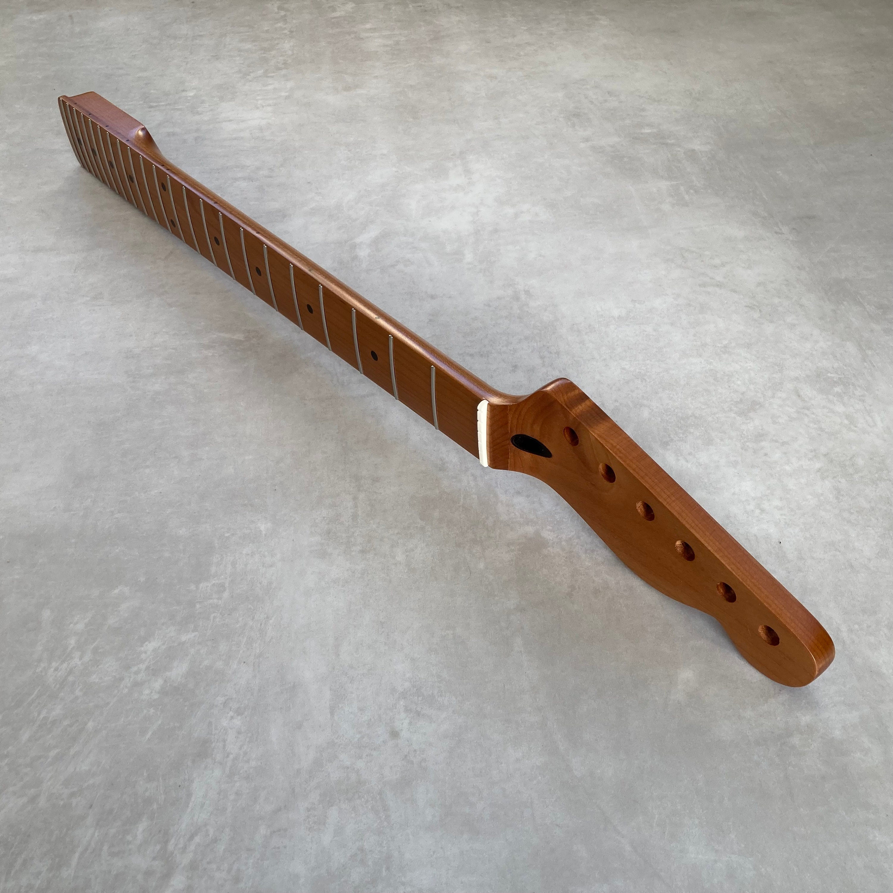 Roasted Maple Telecaster Neck - Nitro Satin - Headstock Adjusted Dual ...