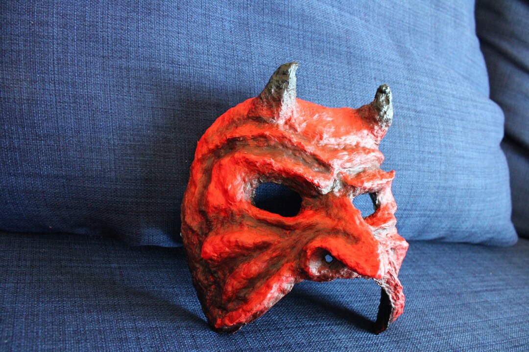 Diavolo Devil Mask Commedia Dell'arte - Etsy