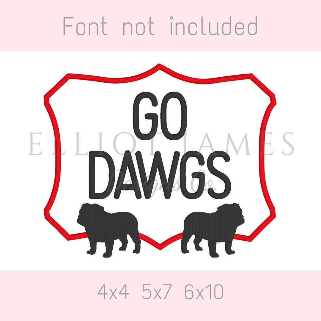 Bulldog Frame Football Mascot Vintage Machine Embroidery Design - Etsy