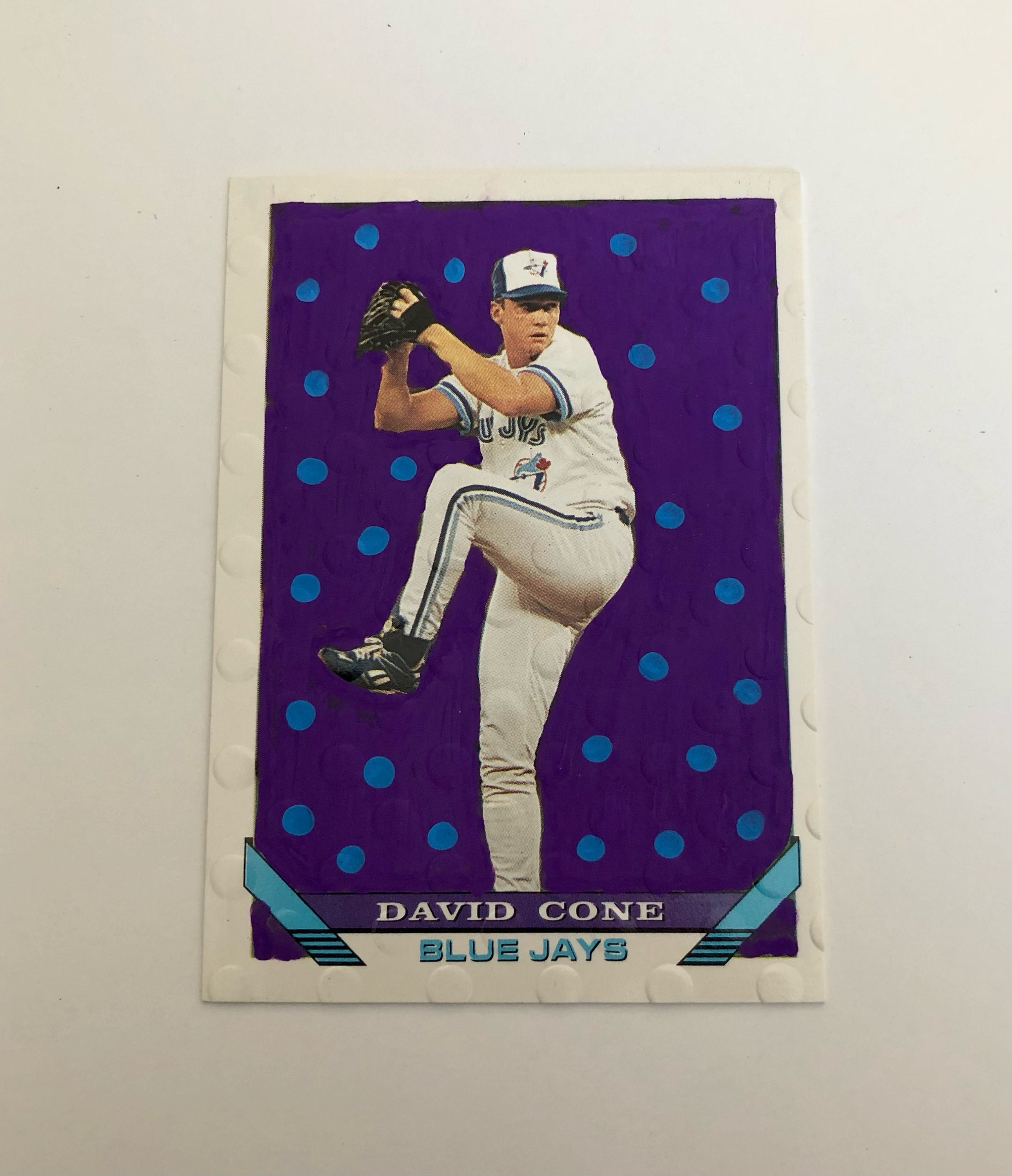 David Cone Custom Card Art: 1993 Topps #720 - Etsy