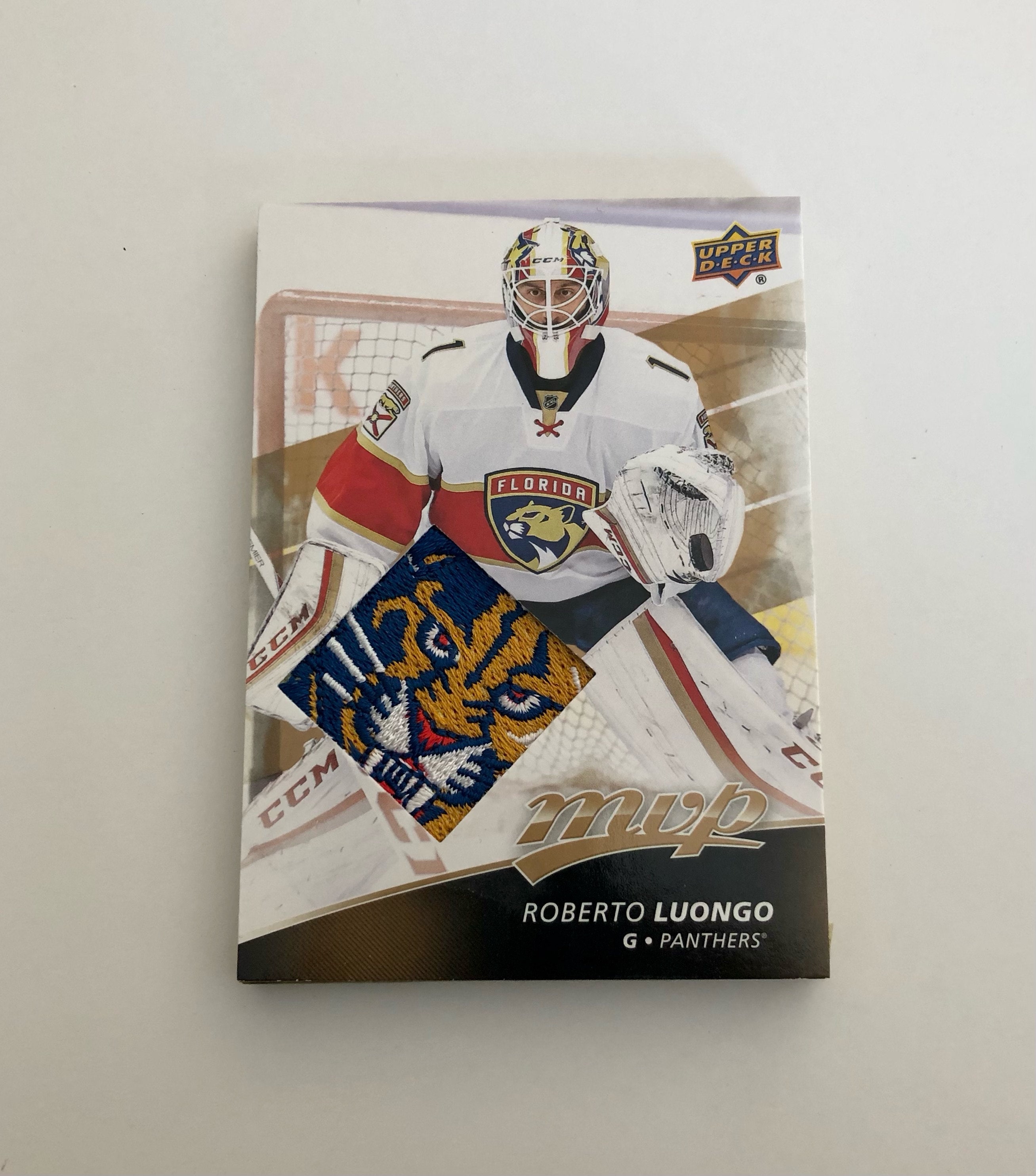 Roberto Luongo Custom Card Art: 2017-18 Upper Deck MVP #129 - Etsy