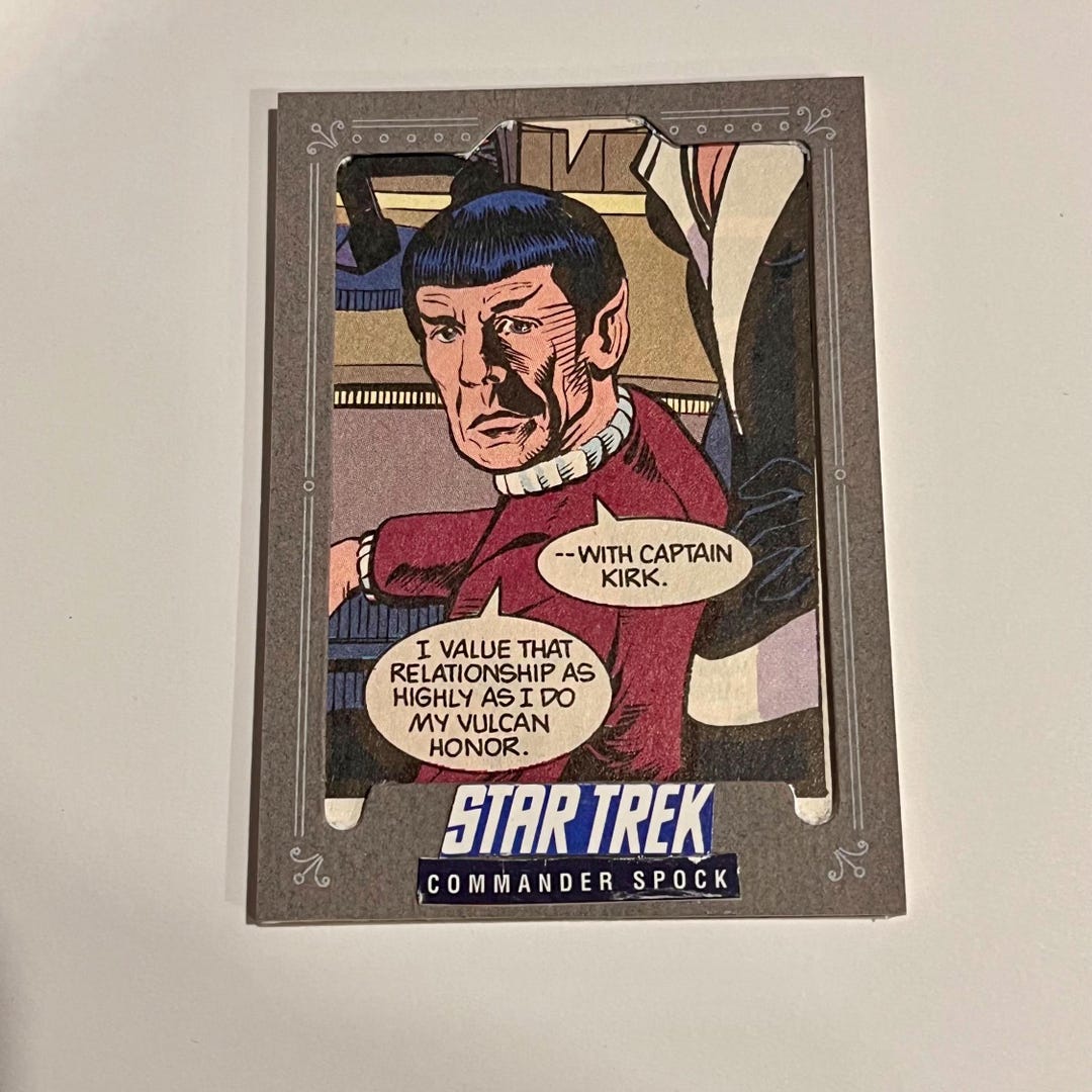 Commander Spock (leonard Nimoy) Custom Card Art: 1991 Impel Star Trek ...