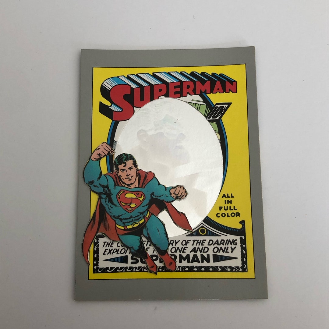 Superman Custom Card Art: Combination of Three Superhero Cards - Etsy