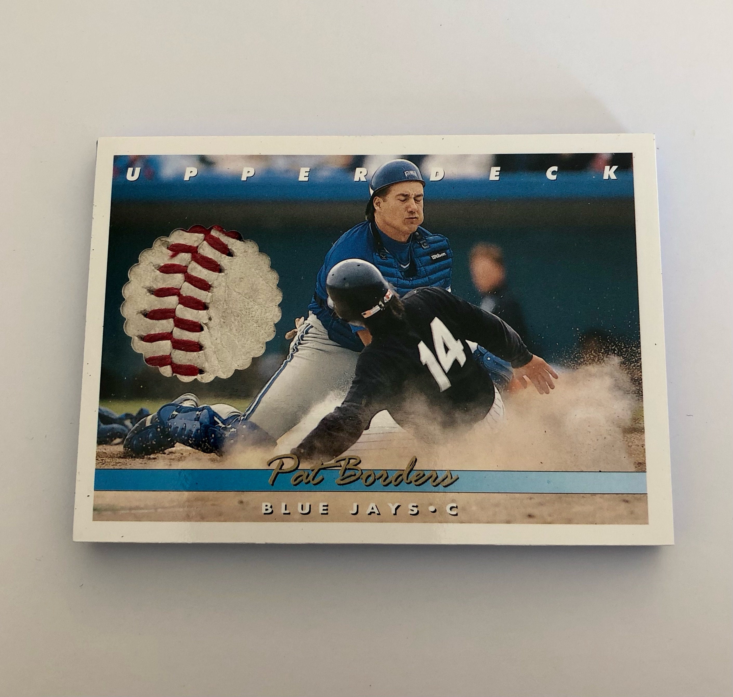 Pat Borders Custom Card Art: 1993 Upper Deck #149 - Etsy