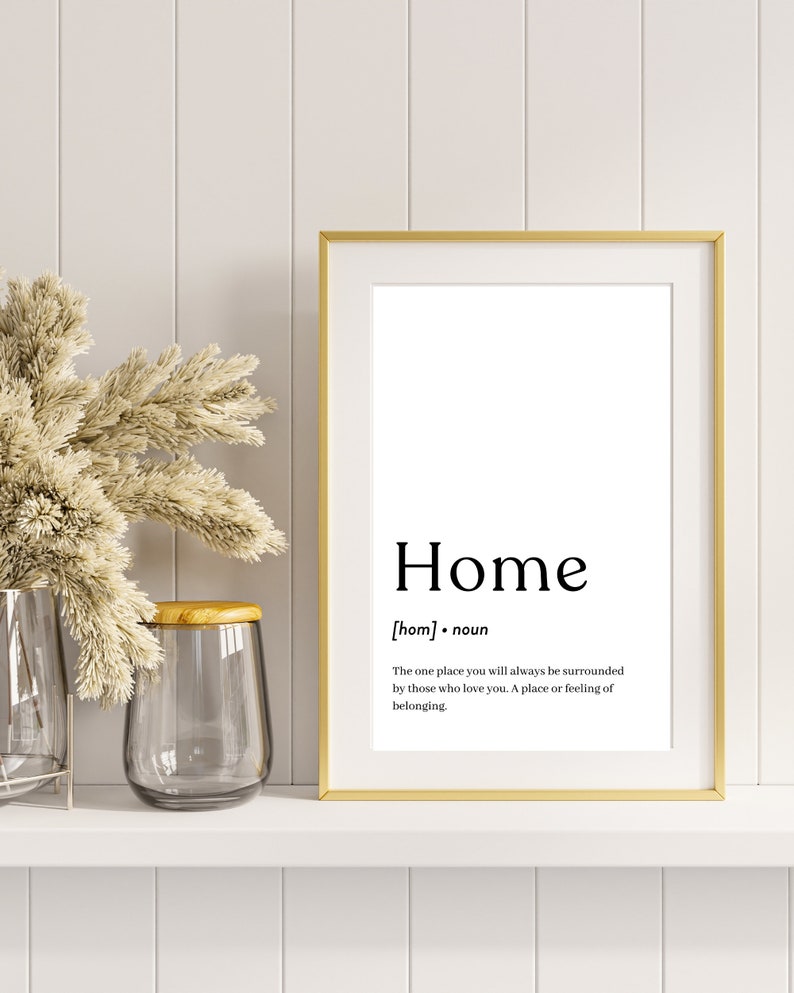 Home Noun Digital Print - Etsy