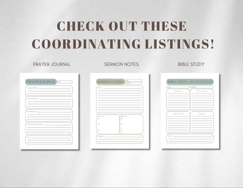 Bible Reading Tracker Printable Template | Bible Study | Sermon Notes ...