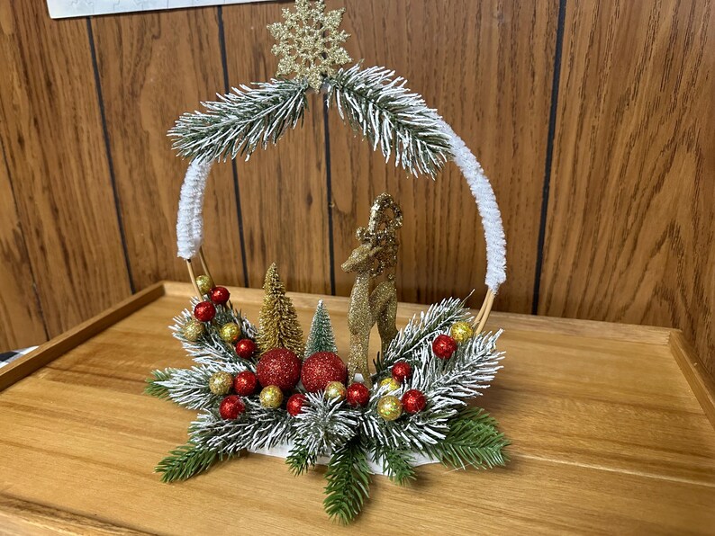 Golden Reindeer - Etsy