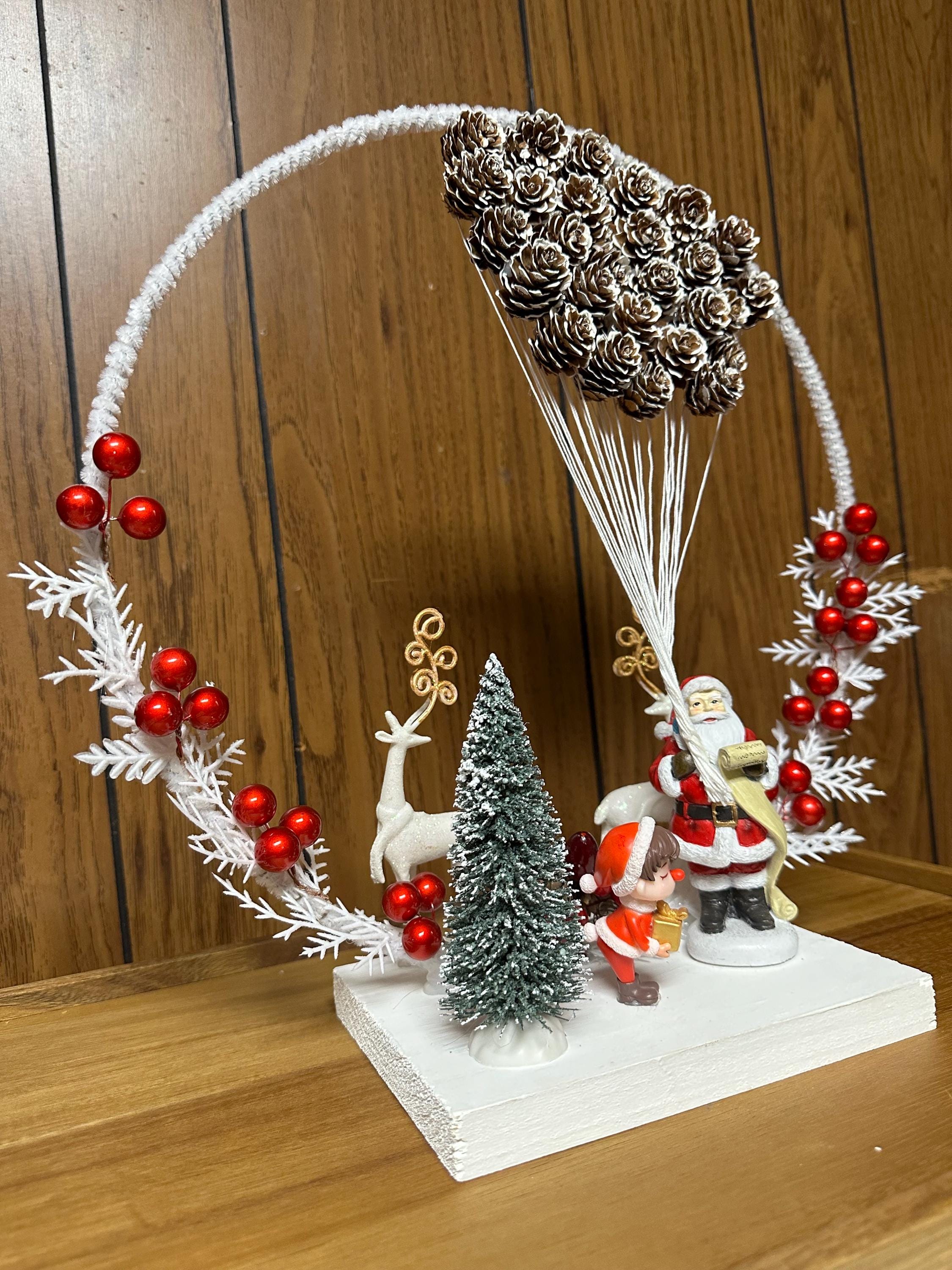 Santa and the Elf - Etsy