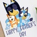 Bluey Bluey Card Digital Download Printable Bluey - Etsy