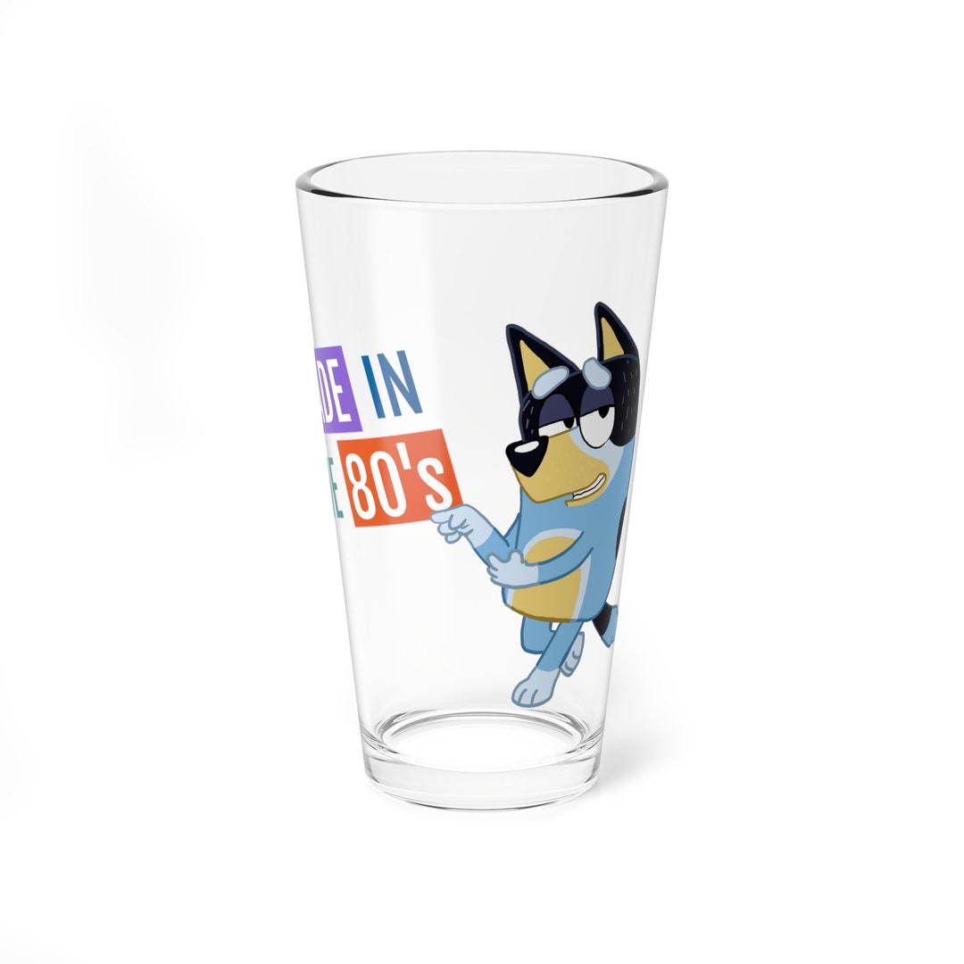 Bandit Heeler, Bluey Pint Glass, Bandit Pint Glass, Bluey Dad, Bandit ...