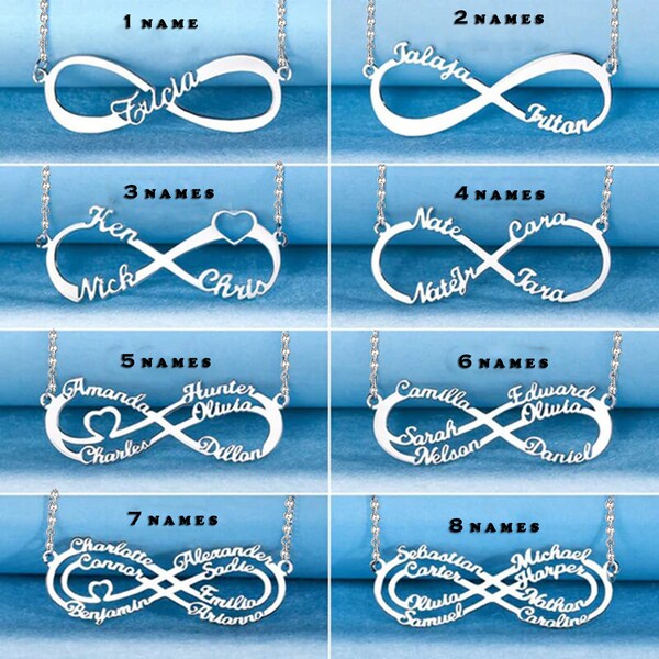 Infinity Necklace - Etsy