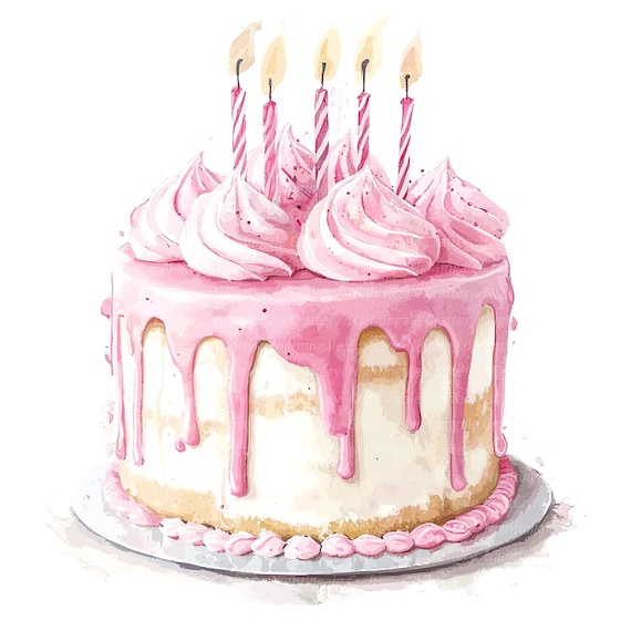 9th Birthday Cake Clipart