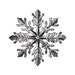 14 Black White Snowflakes Clipart, Christmas Print, Printable ...