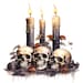 12 Halloween Skull Clipart, Candles Clipart, Printable Watercolor ...