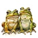 8 Frogs Friends Clipart, Frogs Hugging Clipart, Printable Watercolor ...
