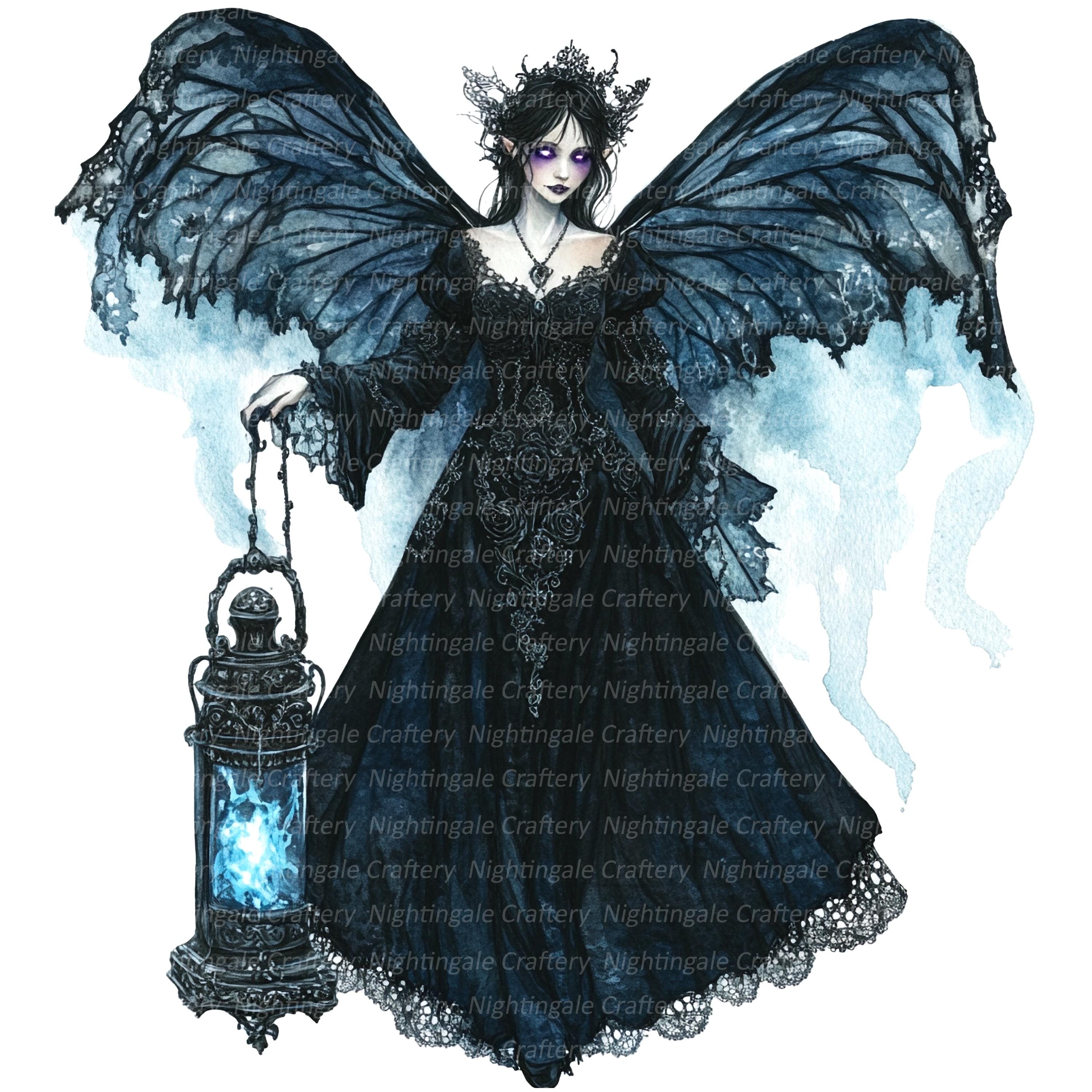 Gothic Angels And Fairies Drawings