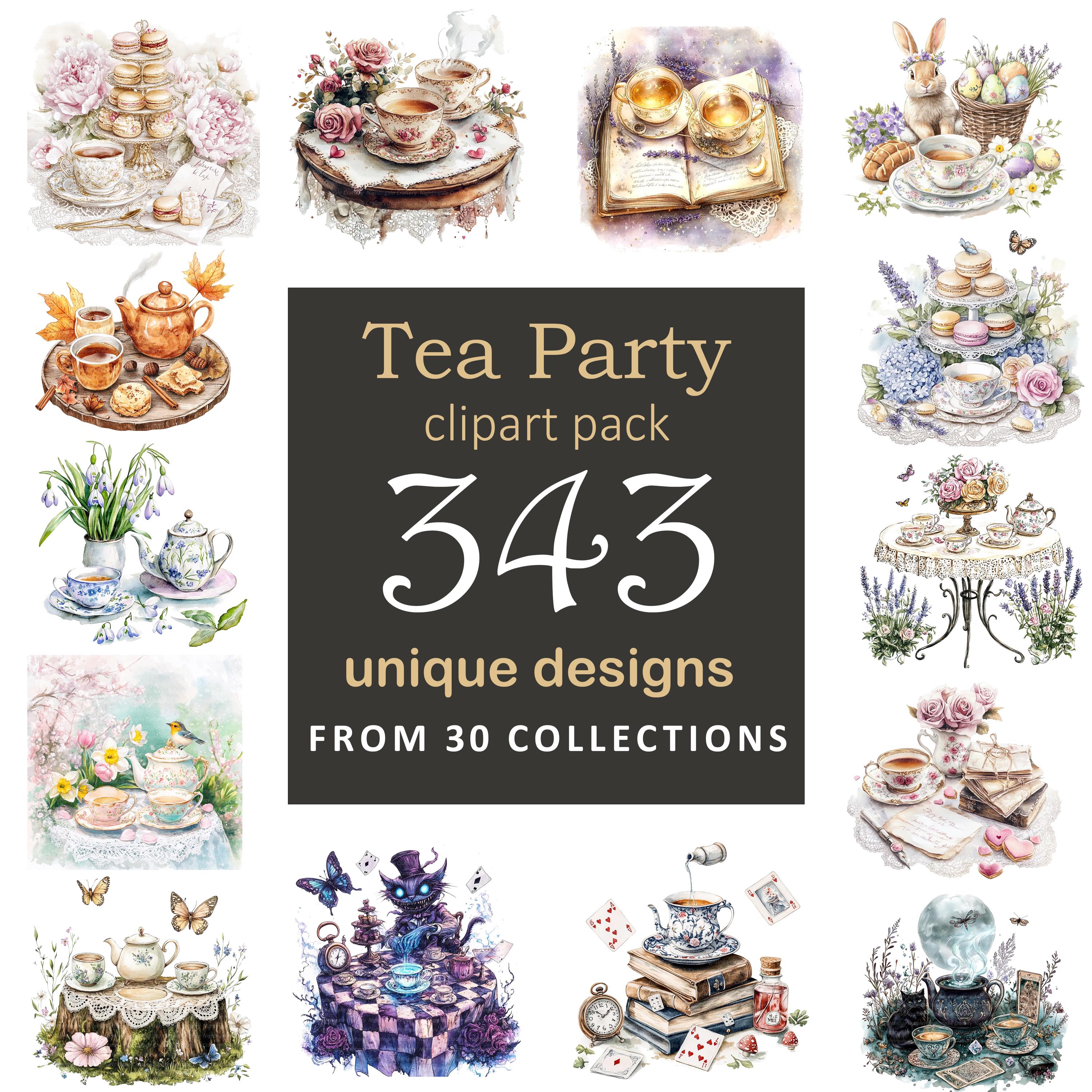 Princess Tea Party Clipart