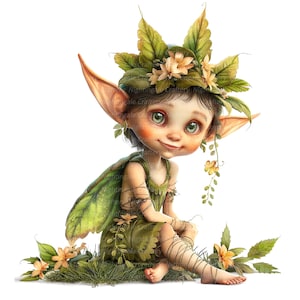 12 Garden Trolls Clipart, Garden Elf Clipart, Printable Watercolor ...