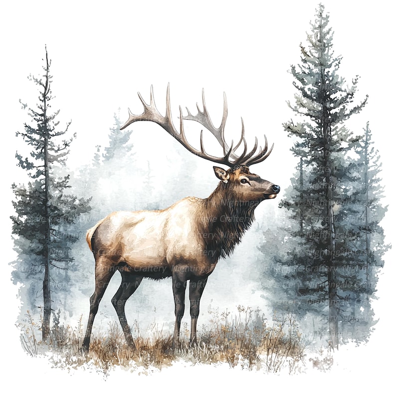Elk Template - Etsy
