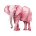 10 Pink Elephant Clipart, Watercolor Elephant, Printable Watercolor ...
