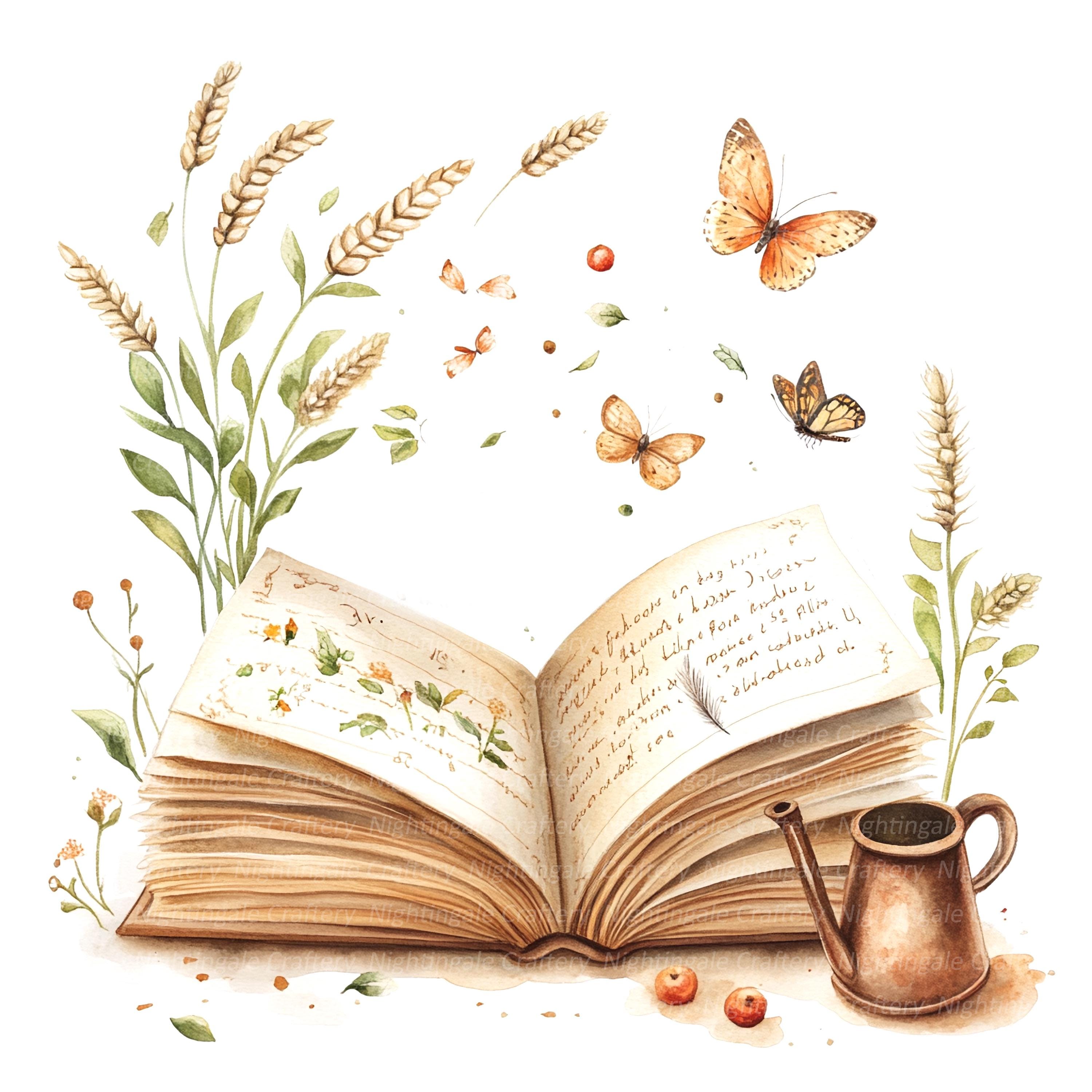 7 Fairy Storybook, Fairy Tales Clipart, Printable Watercolor Clipart ...