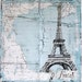18 Vintage Paris and Eiffel Background, 12 X 12 Digital Paper Pack ...