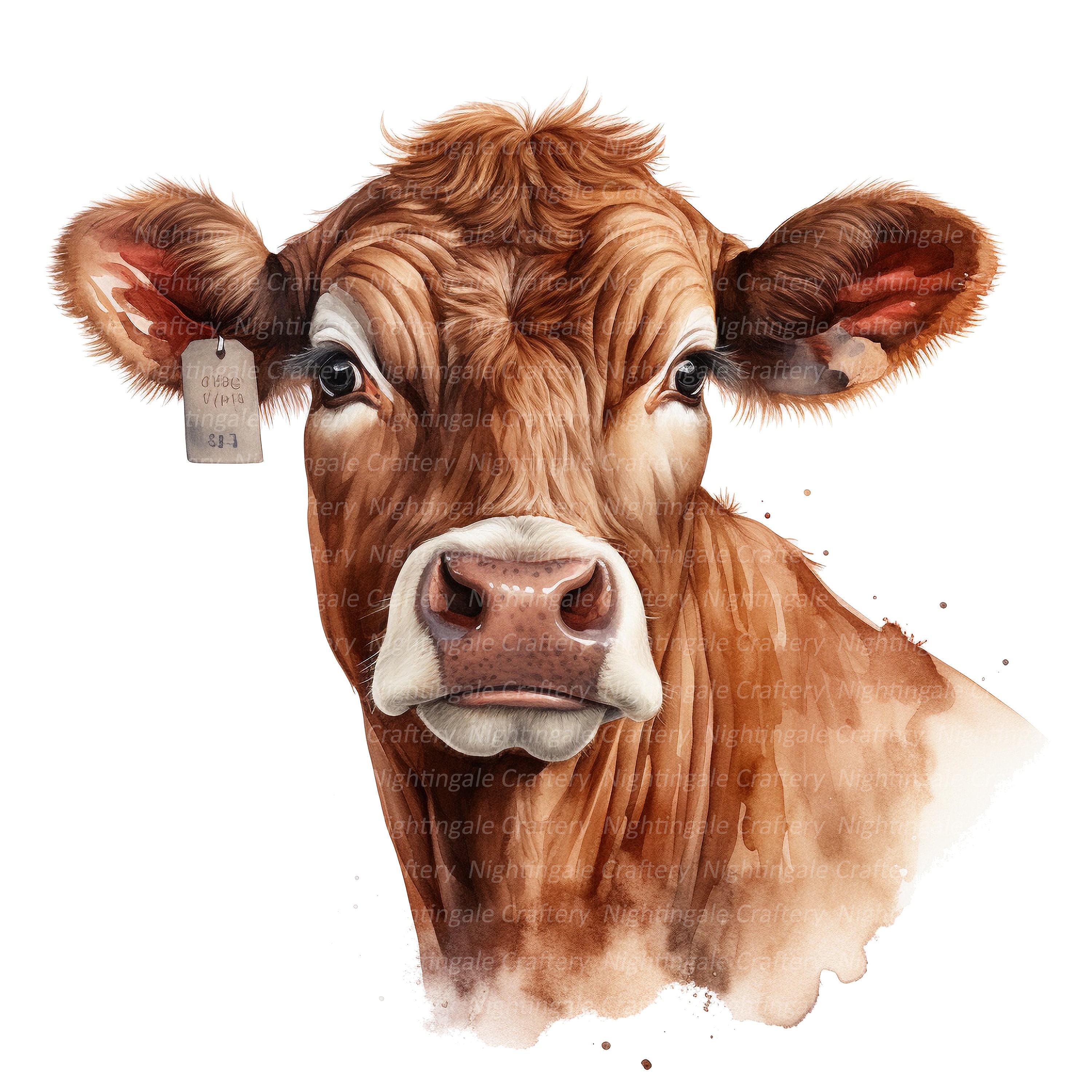 14 Cow Clipart Farm Clipart Printable Watercolor Clipart - Etsy Australia