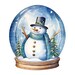 12 Snowman Christmas Snow Globe Clipart, Christmas Snowglobe, Christmas ...