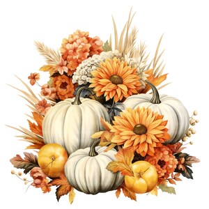 10 Thanksgiving Clipart, Autumn Vegetables, Printable Watercolor ...