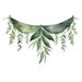 10 Boho Leaves Decor Clipart, Boho Garland, Printable Watercolor ...