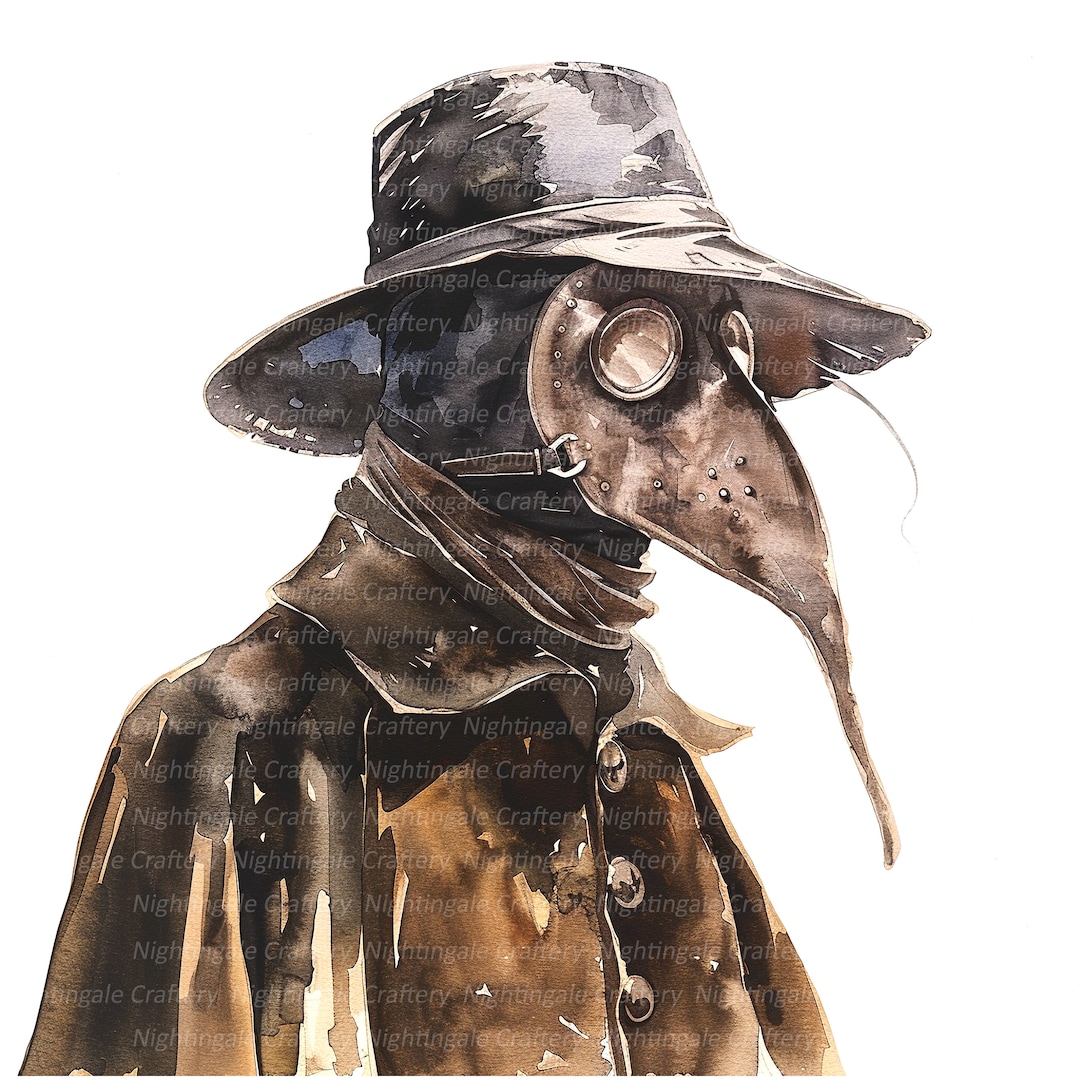 10 Plague Doctor Clipart, Historic Doctor, Bubonic, Printable ...