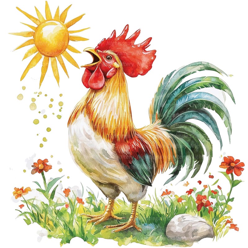 Printable Rooster Pictures - Etsy