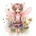 10 Forest Fairy Clipart, Fairies Clipart, Printable Watercolor Clipart ...